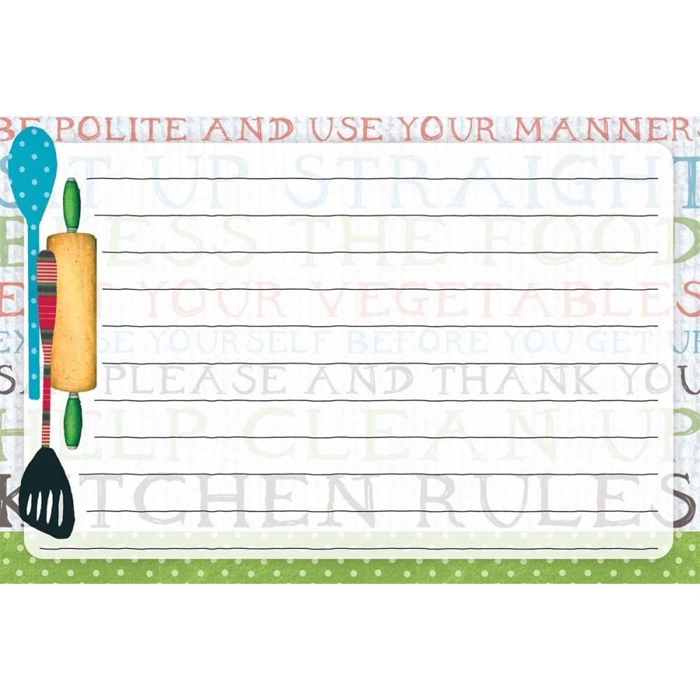 Lang 2015101 Kitchen Rules Recipe Card by Susan Winget 4" X 6" Assorted ...